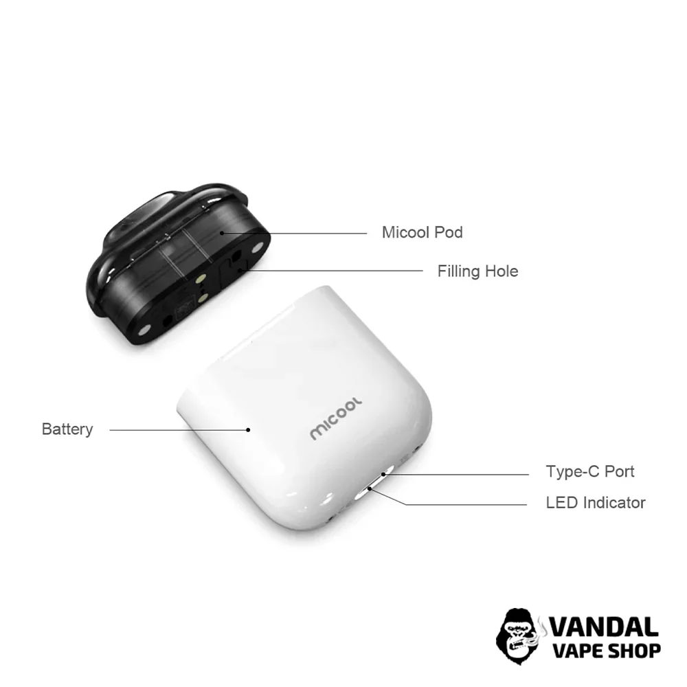 ZQ MiCool 2 Pod Kit (Original) - White 12463 купити за ціною 649.00 грн ...