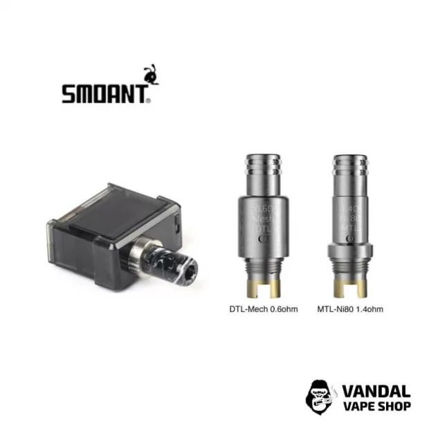 Змінний випаровувач Smoant Pasito (Original) DTL Mesh Coil 0.6 Ом 0351 ...
