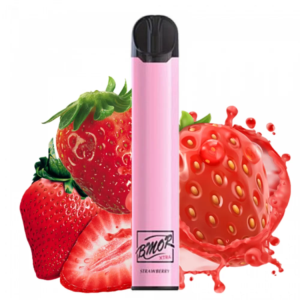 Одноразка BMOR XTRA 1600 puffs Disposable Pod Kit - Strawberry 5% 1641 ...