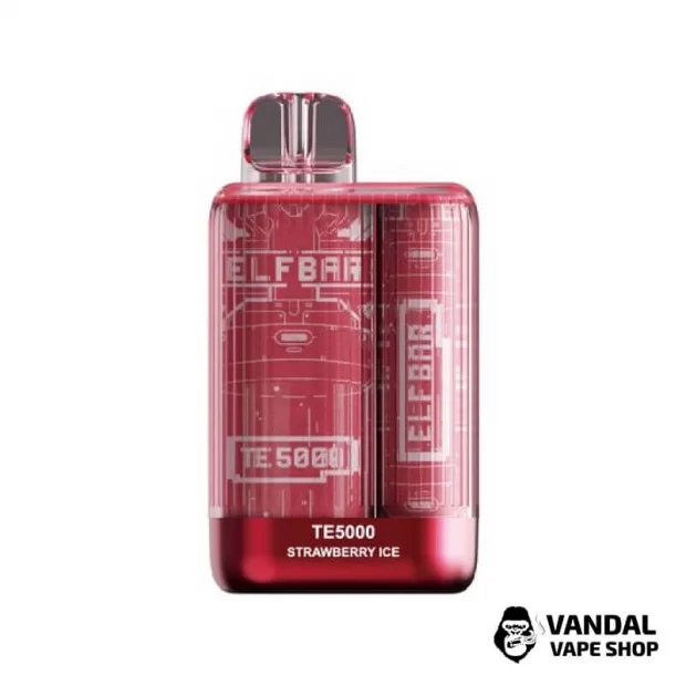 Elf Bar TE5000 Disposable Pod 550mAh 5% Strawberry Ice 4667 купити за ...