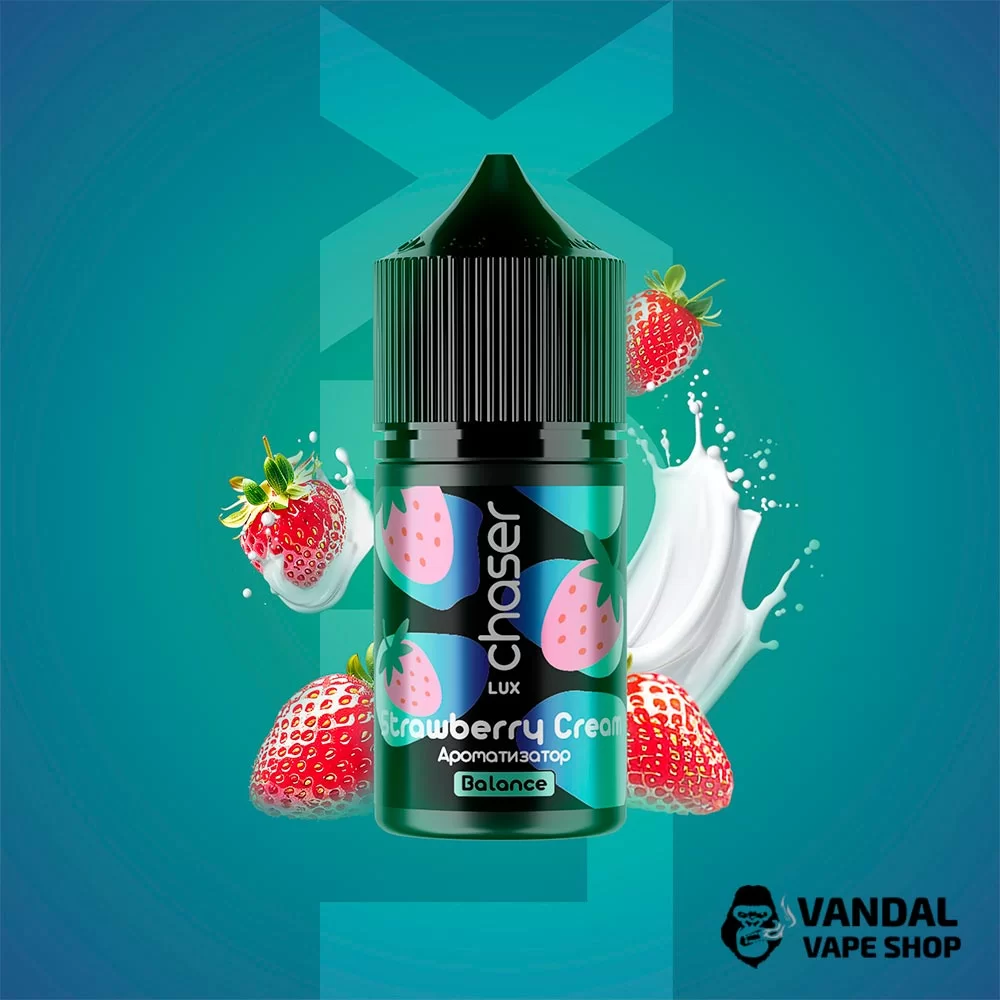Набори для самозамісу Chaser Lux 30 мл 50 мг - Strawberry Cream 14049 ...