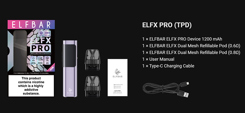 Elf Bar ELFX PRO (Original) 7770107 купити за ціною 999.00 грн. в ...