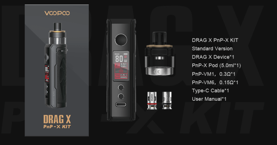 VooPoo Drag X PnP-X Pod Mod Kit - Knight Chestnut 3683 купити за ціною ...