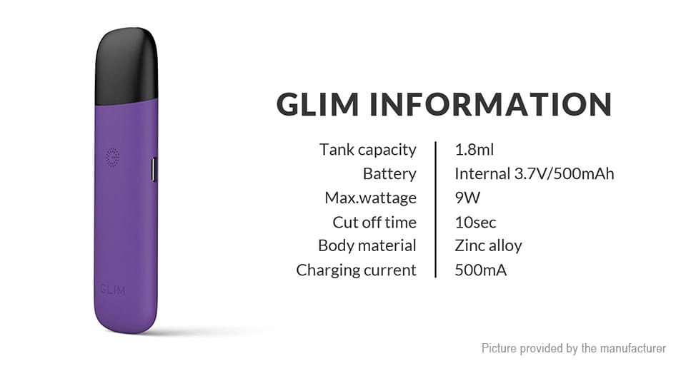 Обзор и характеристики: Innokin Glim Pod Kit 500 mAh