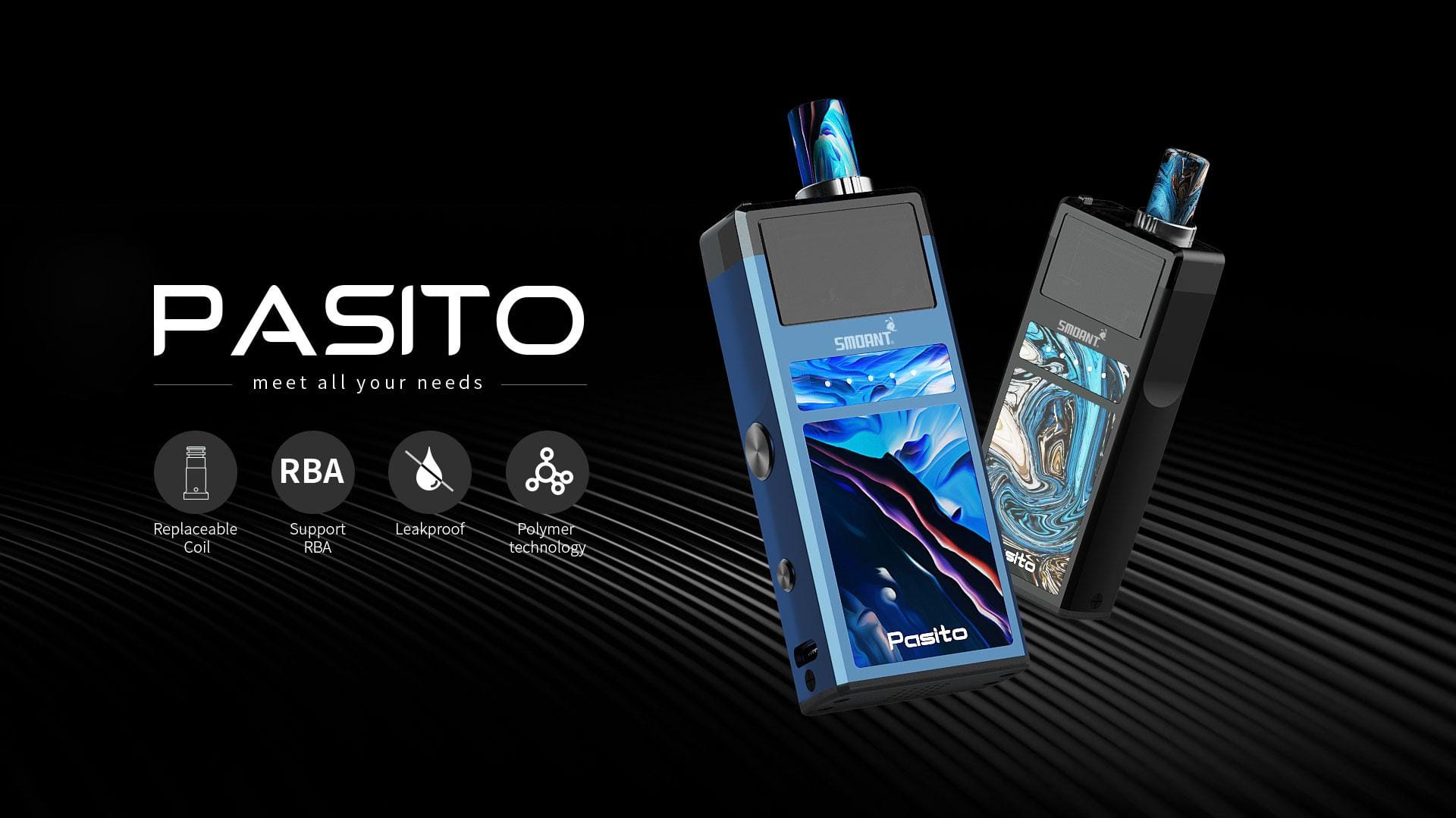 Smoant Pasito Rebuildable Pod Kit 0157 купити за ціною 1079.00 грн. в ...