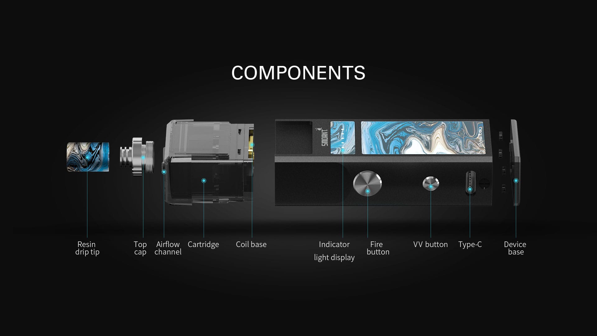 Smoant Pasito Rebuildable Pod Kit 0157 купити за ціною 1079.00 грн. в ...